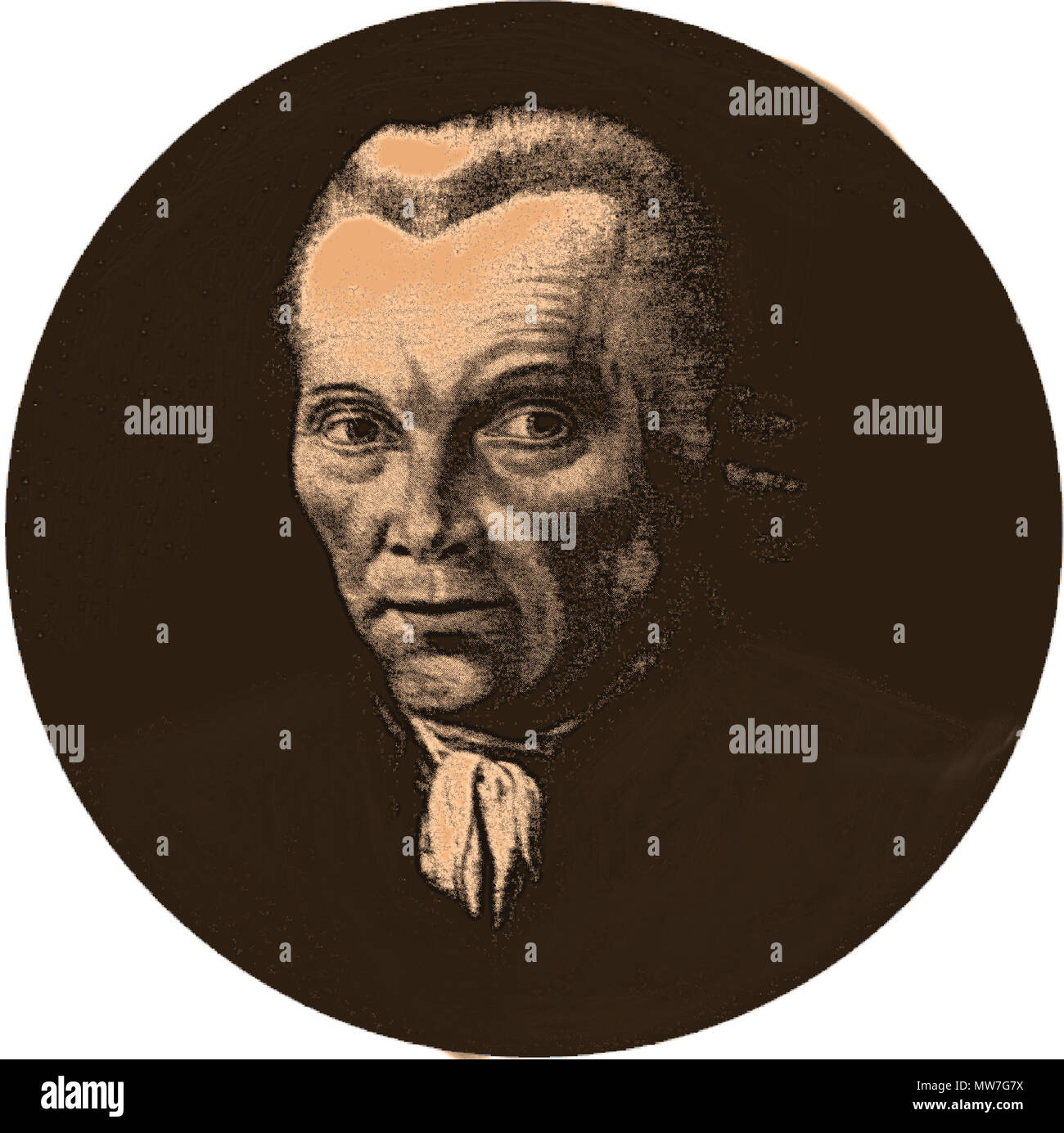 . Italiano: Ritratto del patriota belga Henry Van der Noot (1731-1827 ...