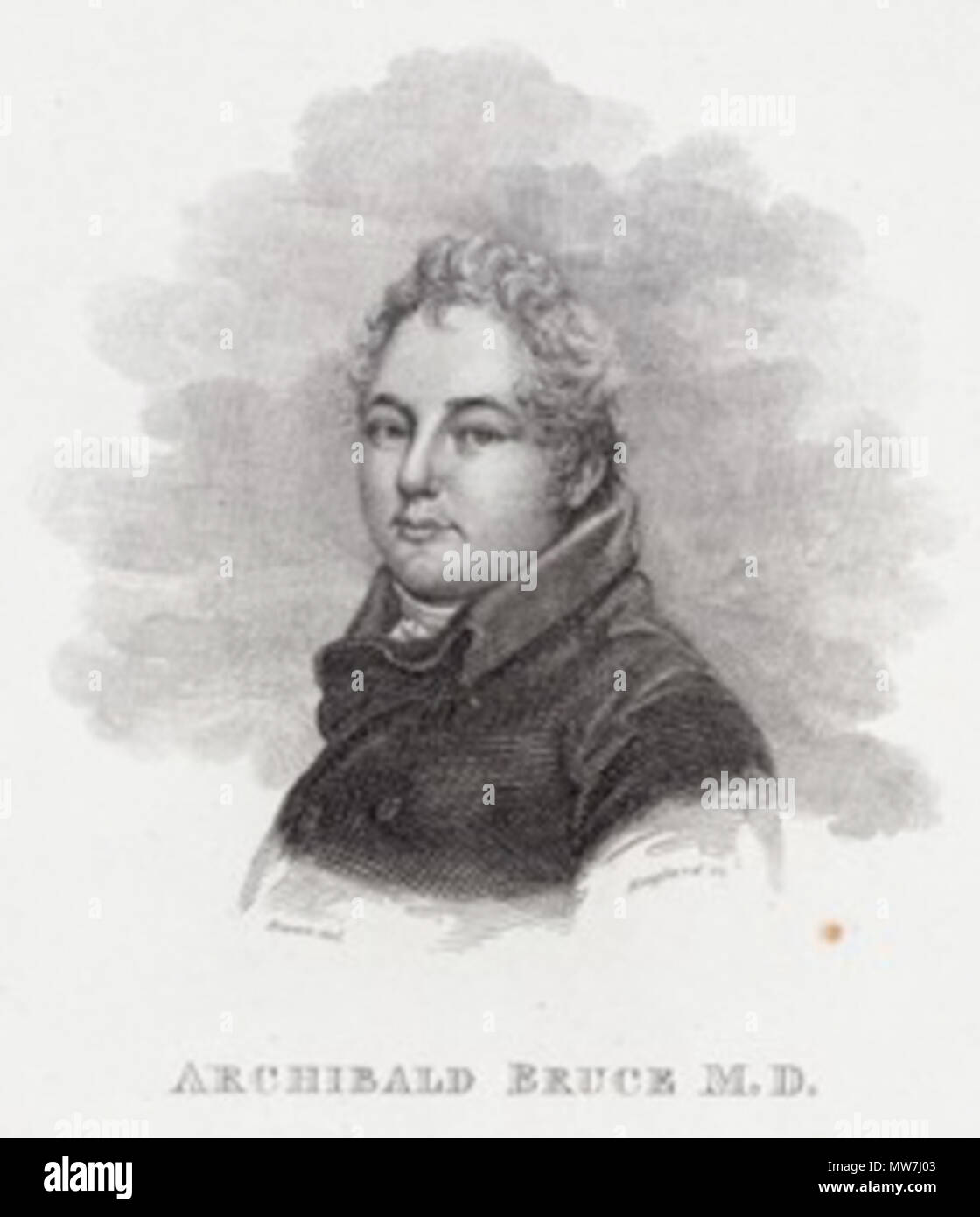 . Portrait of Archibald Bruce, MD . circa 1830. William Hoogland, engraver 55 ArchibaldBruce ...