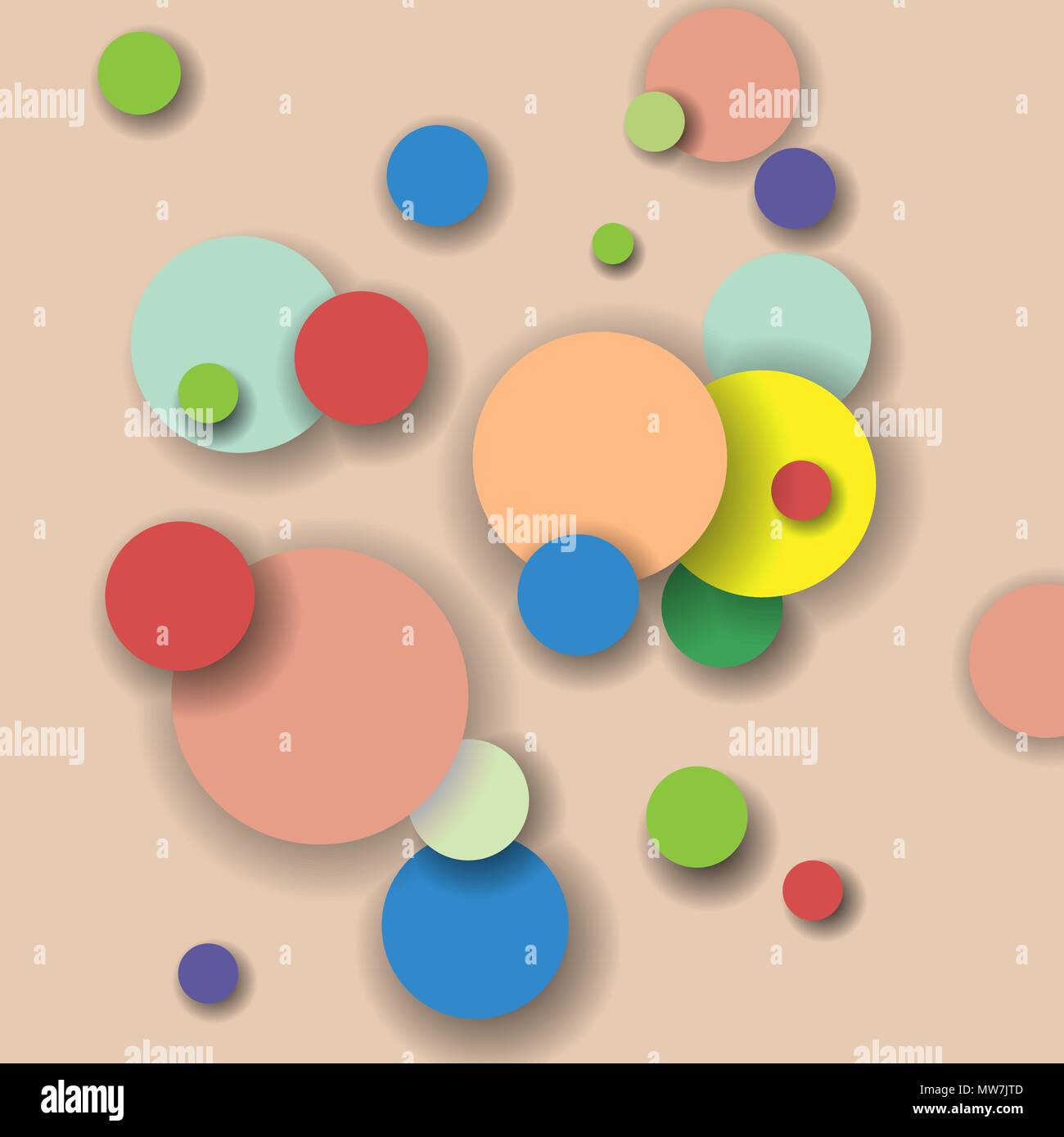Multicolored balls. Background for banners and flyers Stock Vector ...