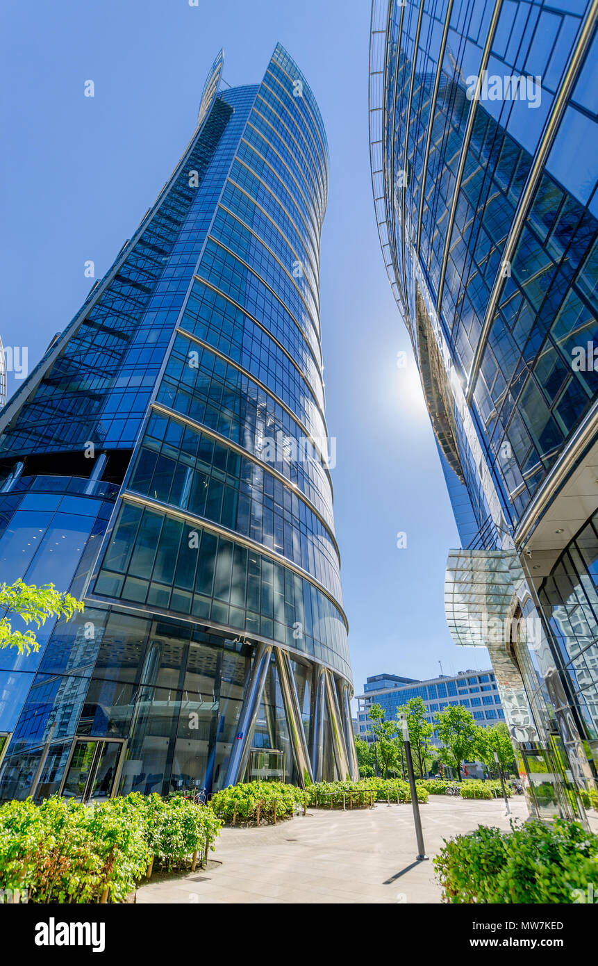 Warsaw, Poland. Warsaw spire, the tallest office building in Warsaw ...