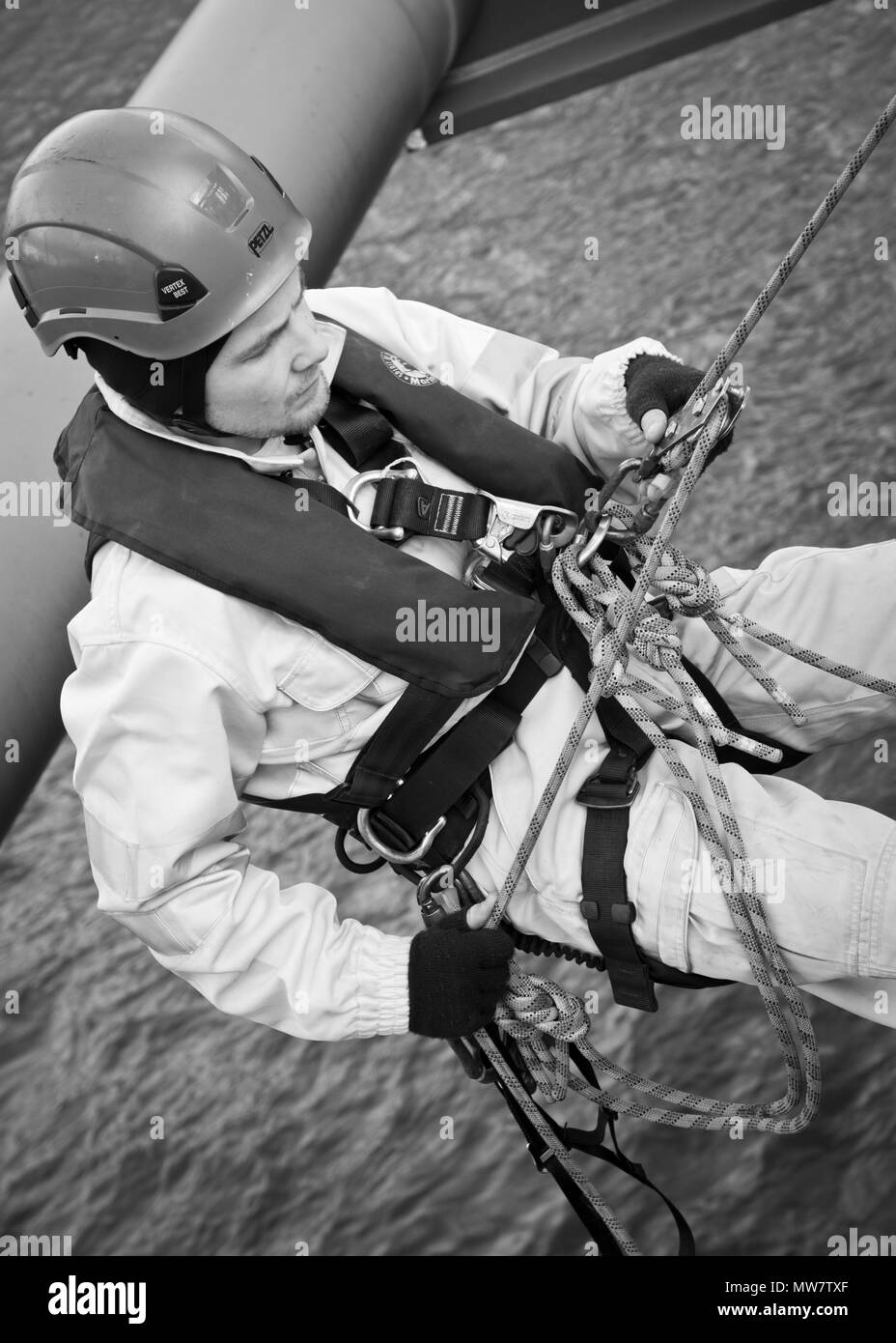 Man black jacket backwards hi-res stock photography and images - Alamy