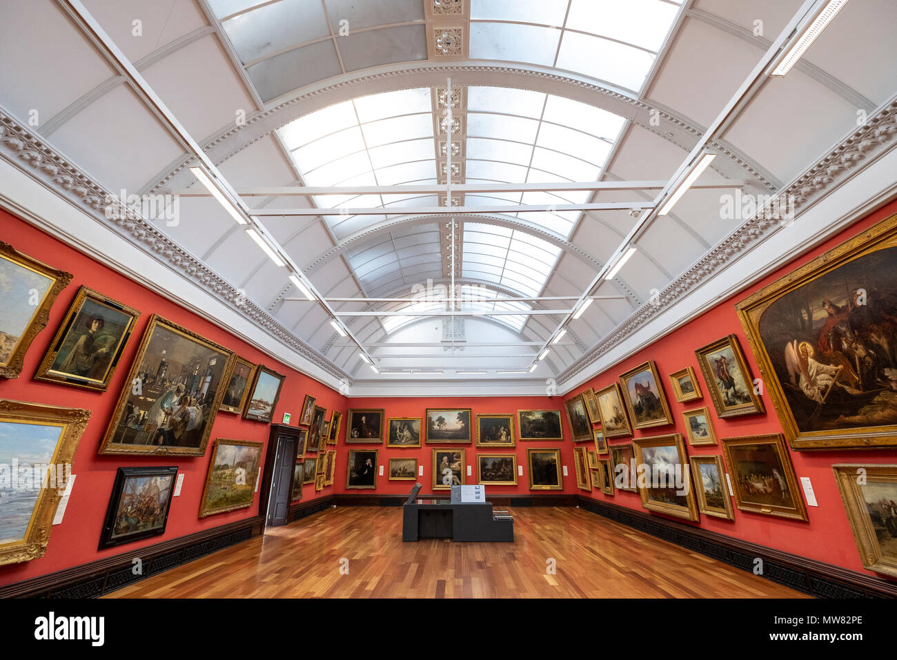 Paintings in the Victoria Gallery inside the McManus art gallery and ...