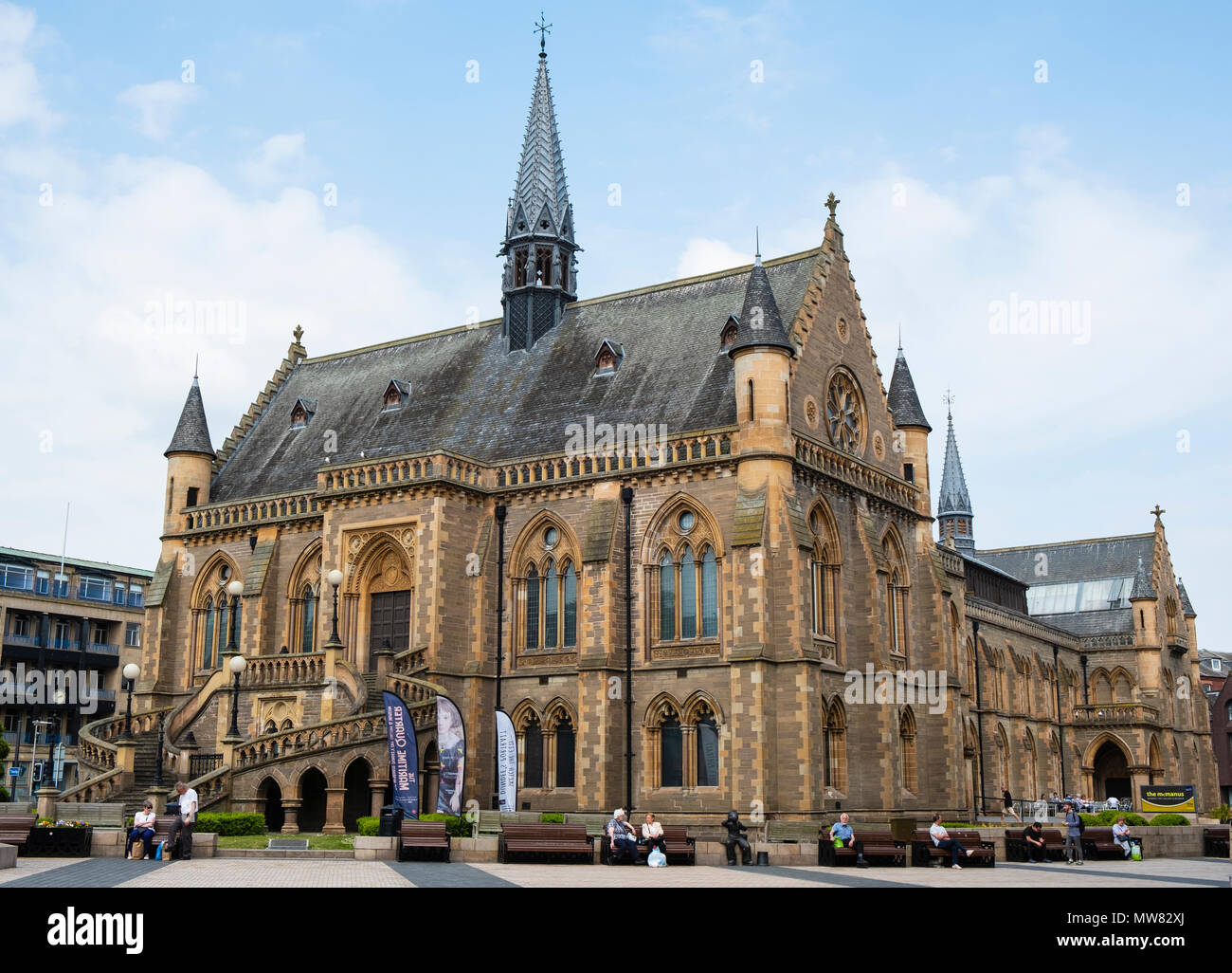 View of The McManus art gallery and museum in Dundee, Tayside, Scotland, UK Stock Photo - Alamy