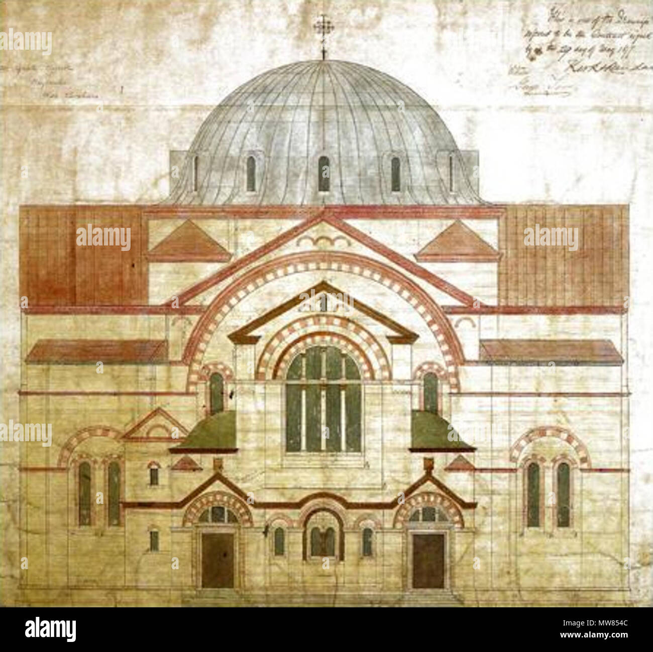. English: Architectural design of the Hagia Sophia Greek Orthodox ...