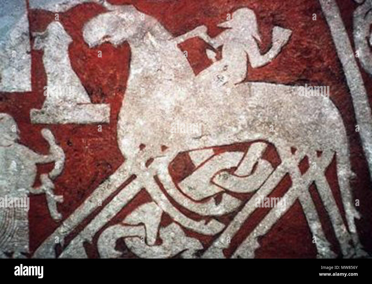 . English: The Norse god Odin on his horse Sleipnir, featured on the ...