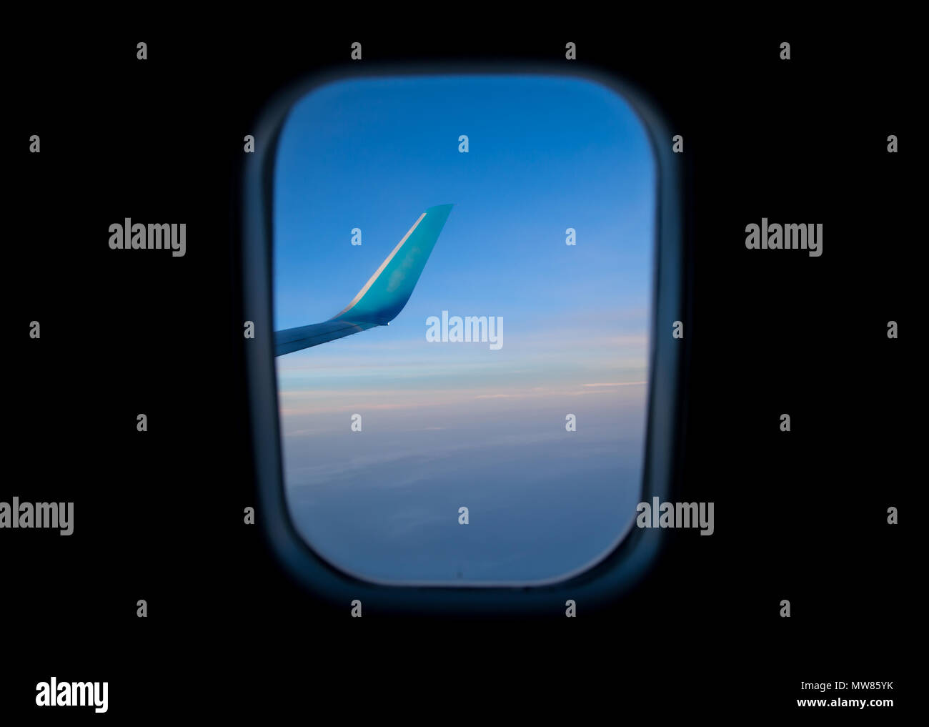 shooting from the plane window ,concept of travel Stock Photo - Alamy