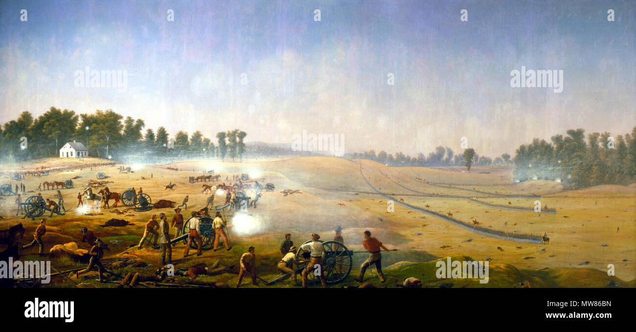 . English: Artillery Hell-Early morning looking north along the ...
