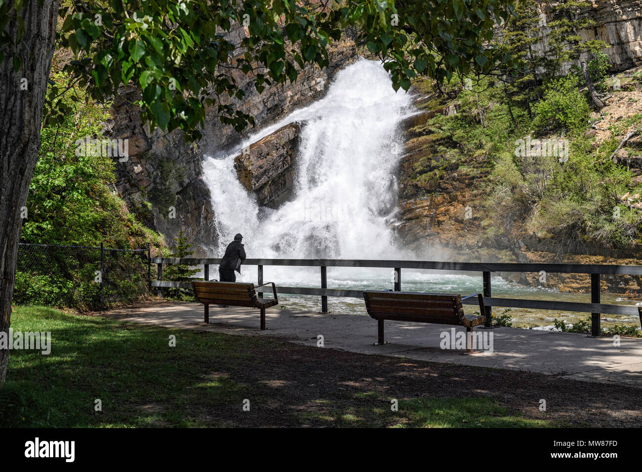 Cameron lake waterton lakes hi-res stock photography and images - Alamy