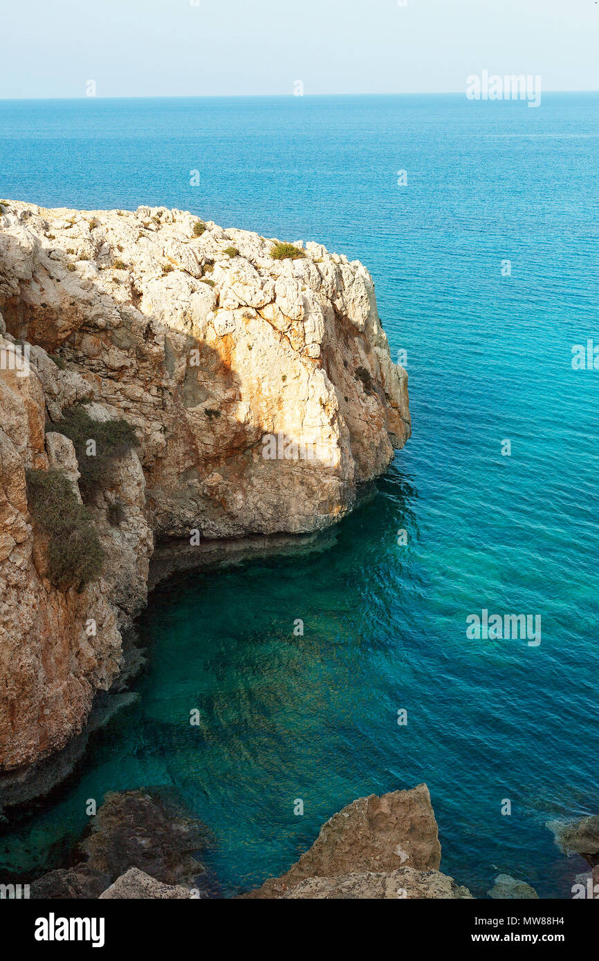 mediterranean sea cliff shore breathtaking landscape Stock Photo - Alamy