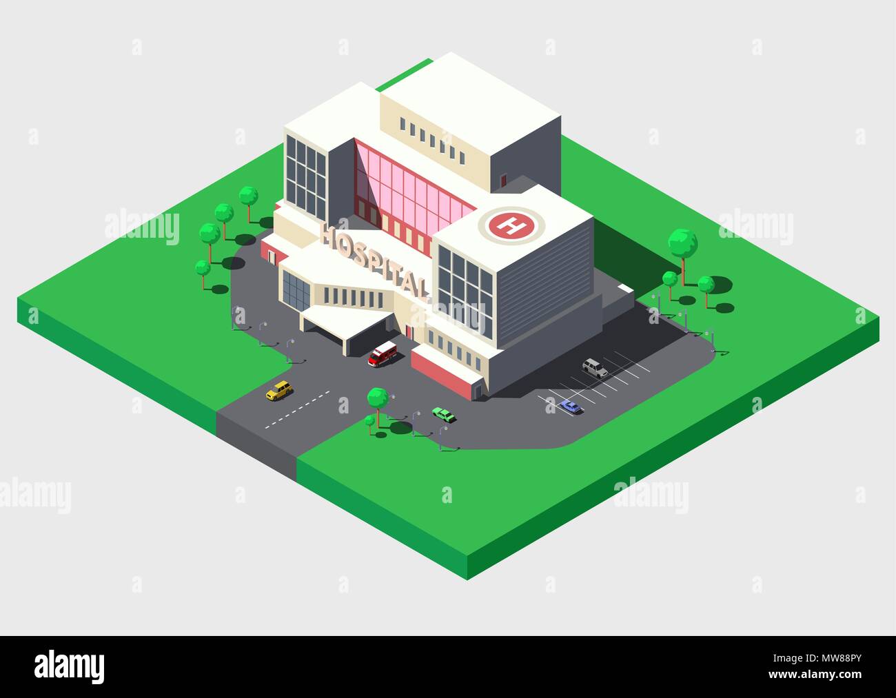 Car parking hospital hi-res stock photography and images - Alamy