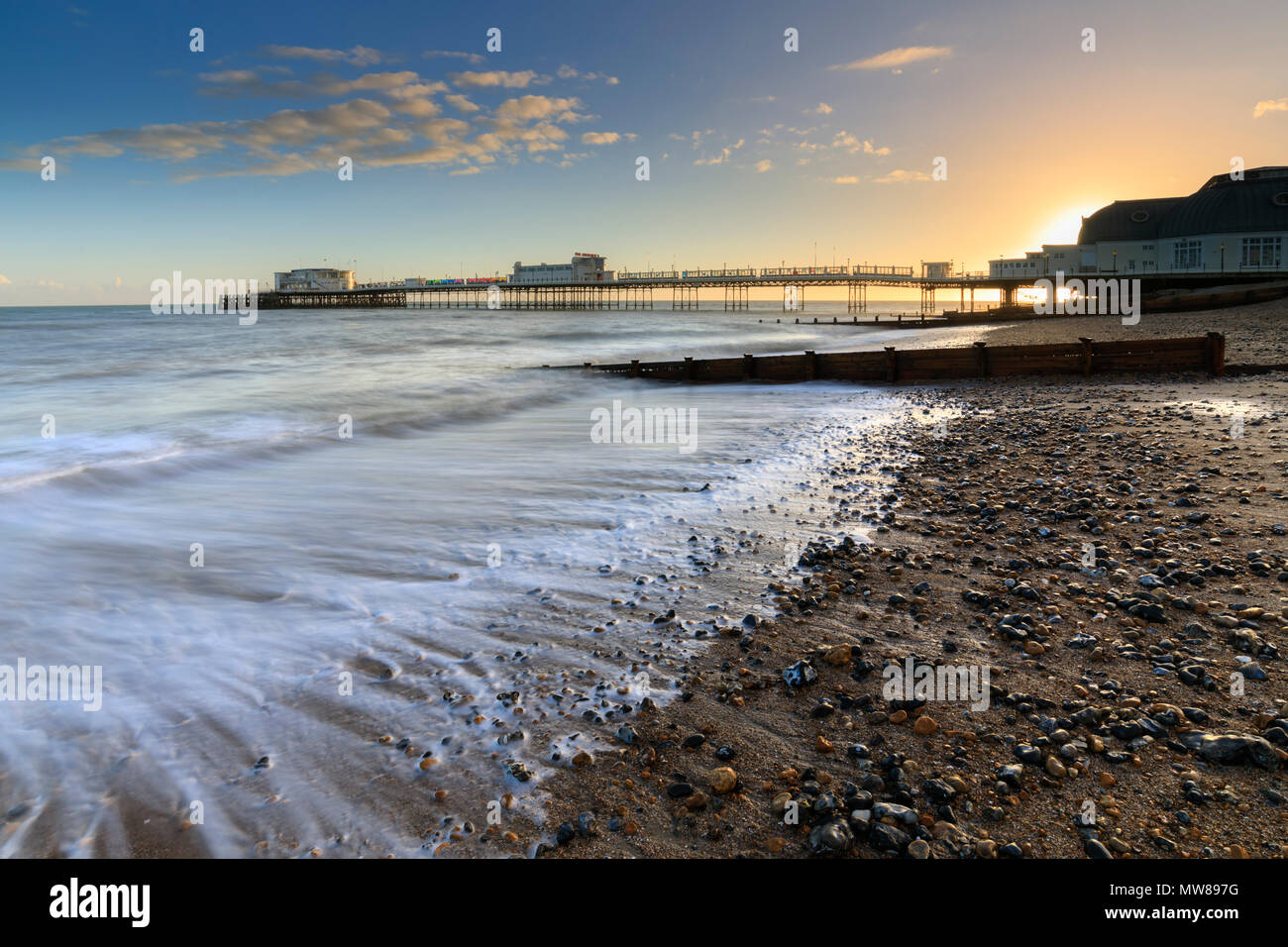 Worthing Pier in West Sussex Stock Photo - Alamy