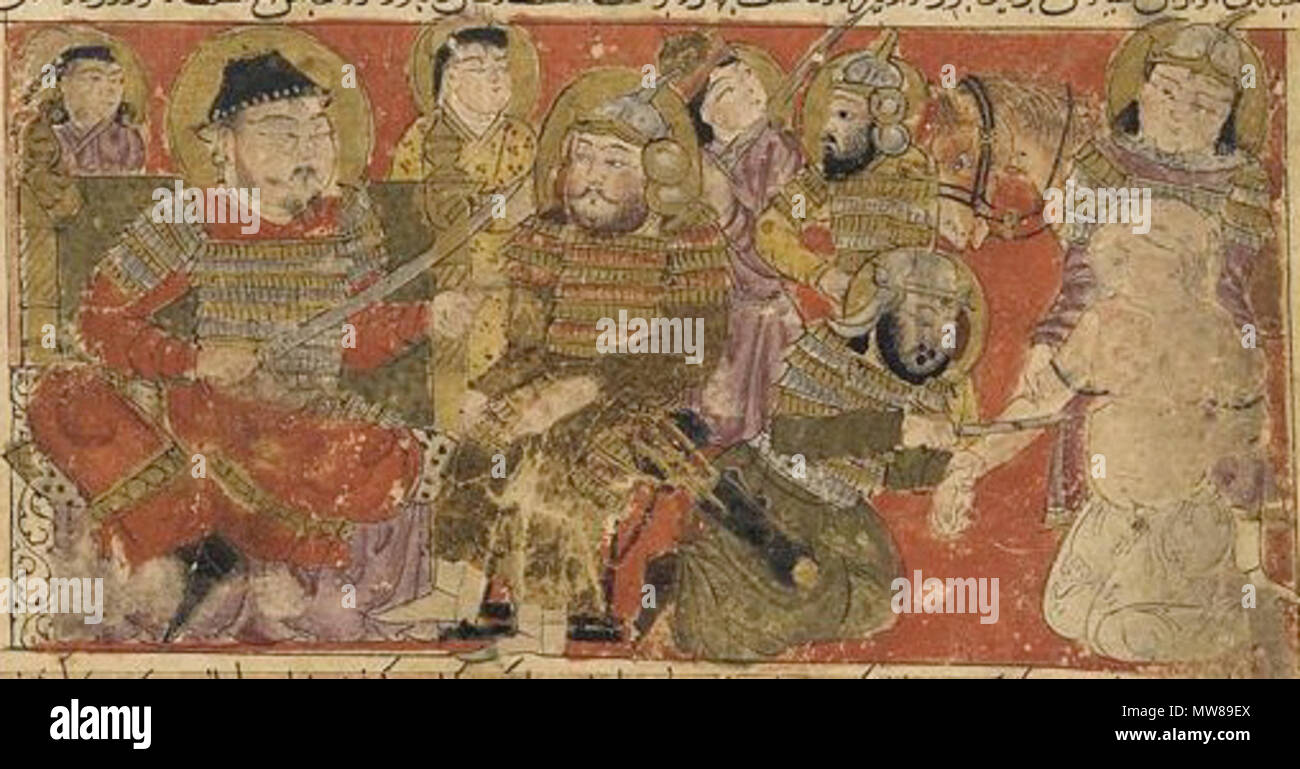 . Folio from a Tarikhnama (Book of history) by Balami . early 14th ...