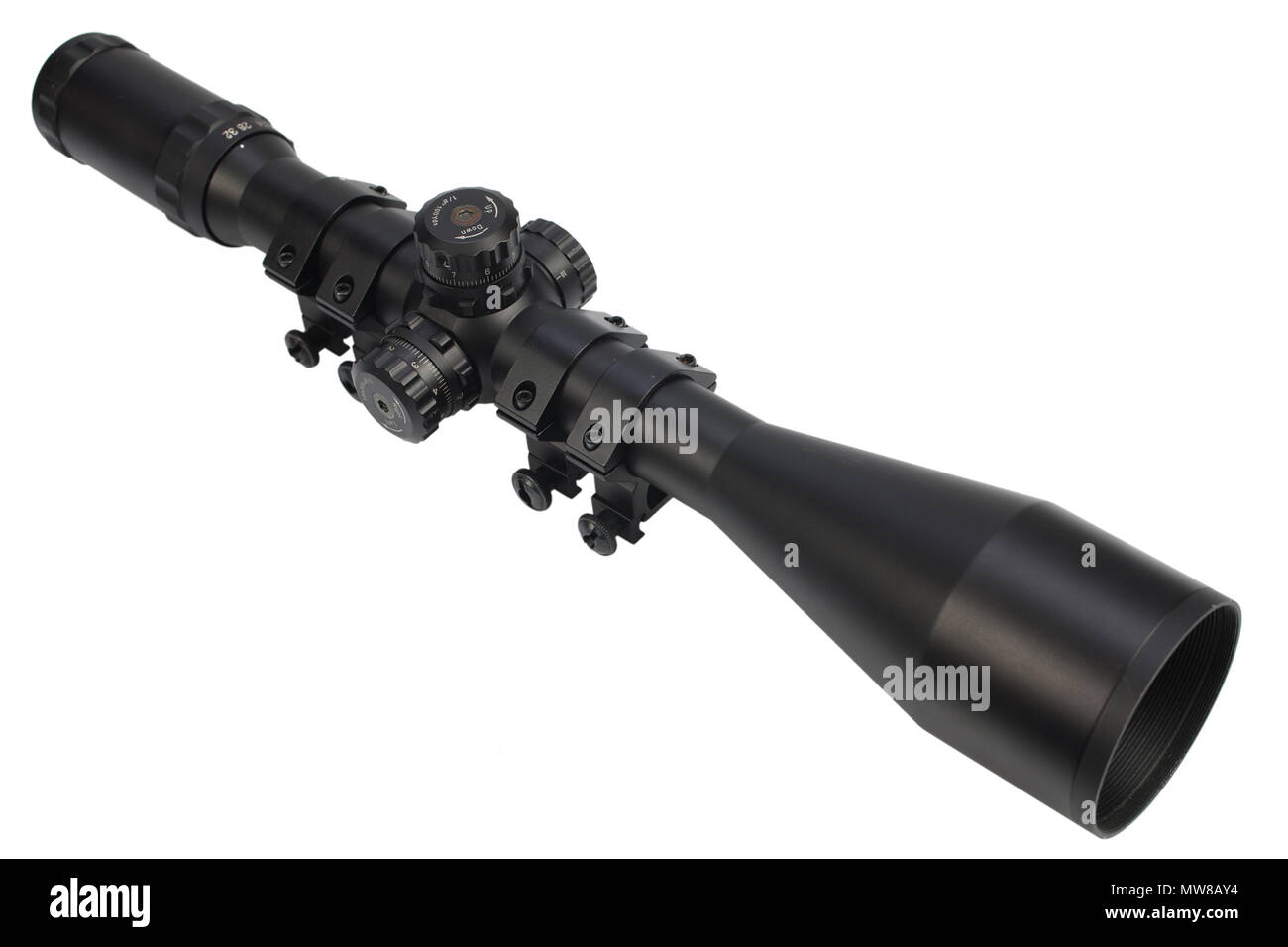 sniper scope isolated on white Stock Photo - Alamy