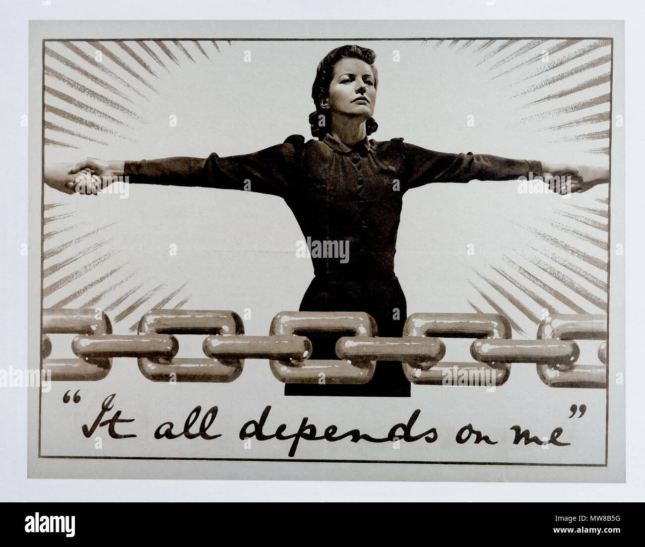 Second world war slogan hi-res stock photography and images - Alamy