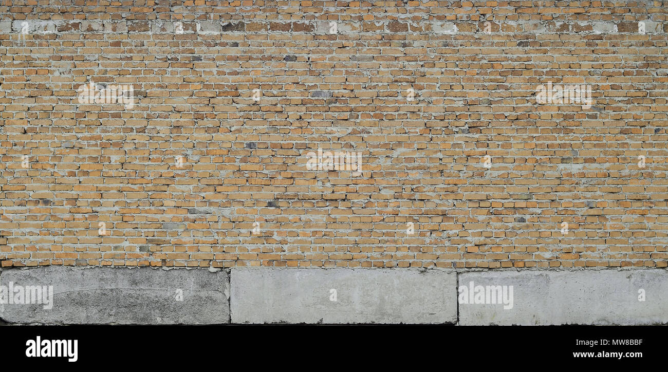 The texture of wall from a variety of old and dirty brick. Detailed ...