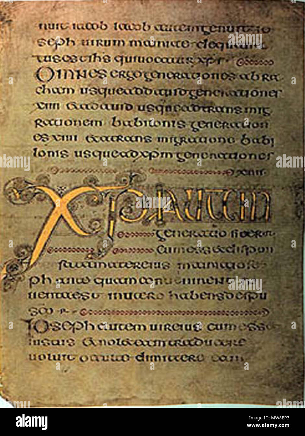 Anglo saxon gospel hi-res stock photography and images - Alamy
