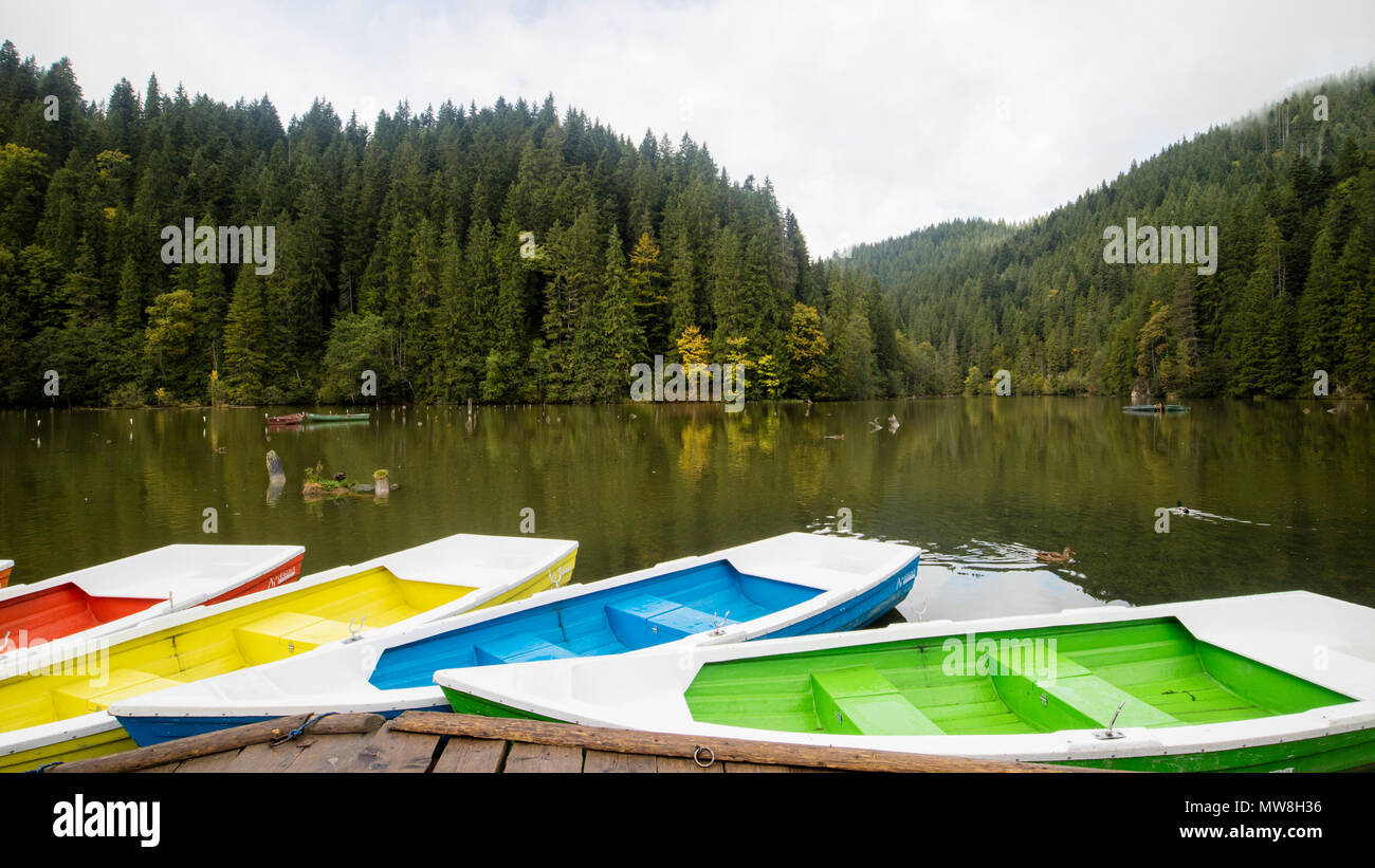 Red lake transylvania hi-res stock photography and images - Alamy