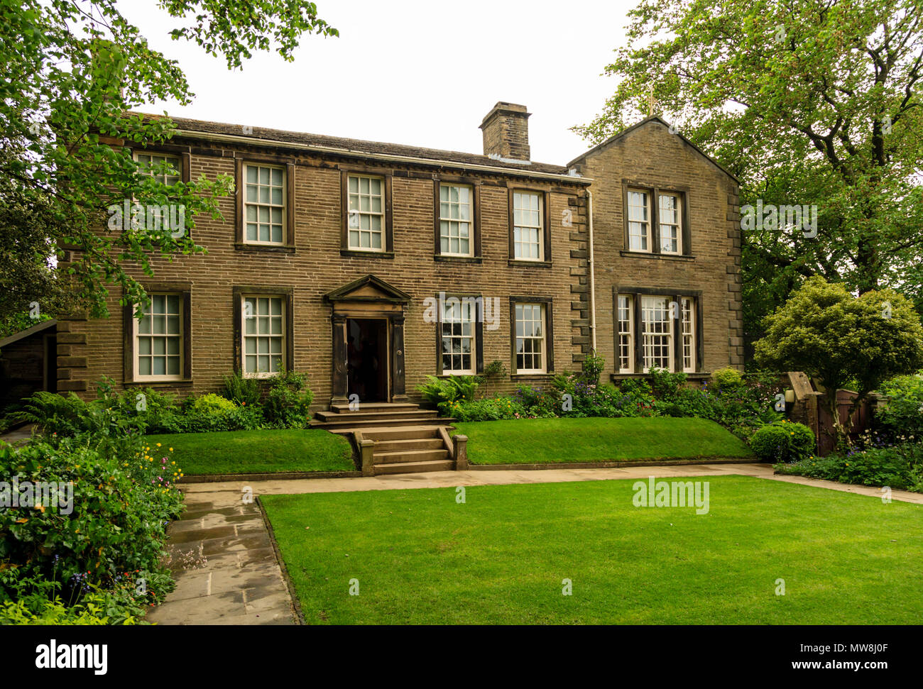 The Bronte Parsonage, Haworth, West Yorkshire, UK Stock Photo - Alamy