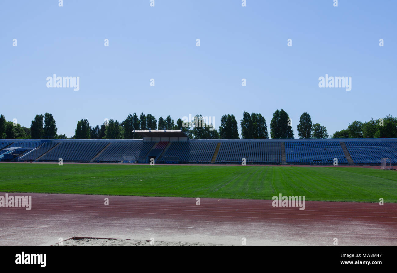Empty football stadium panoramic hi-res stock photography and images ...
