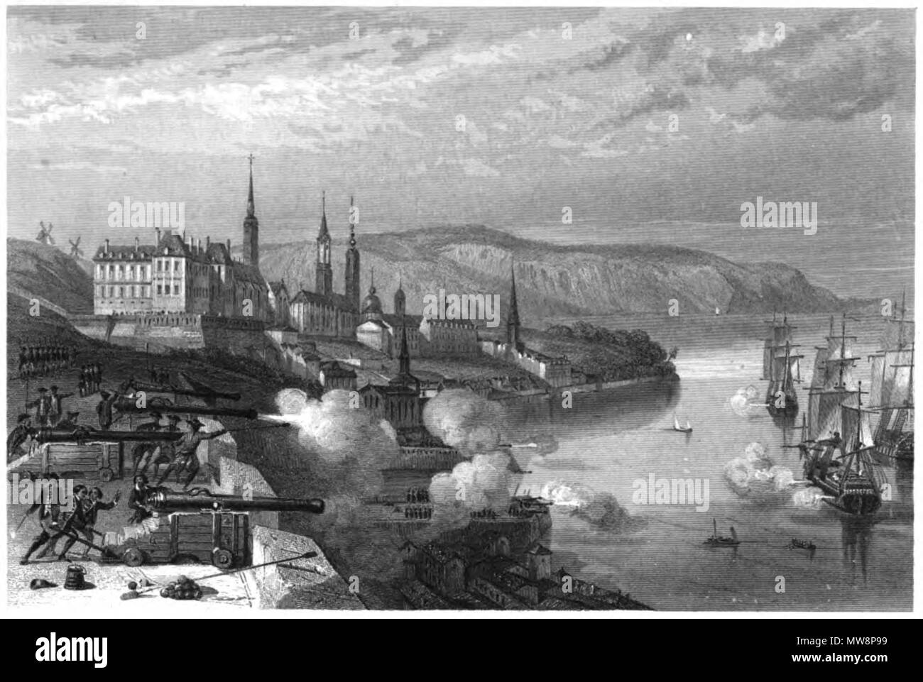 . Defence of Quebec by Frontenac Défense de Québec, par Mr. de ...