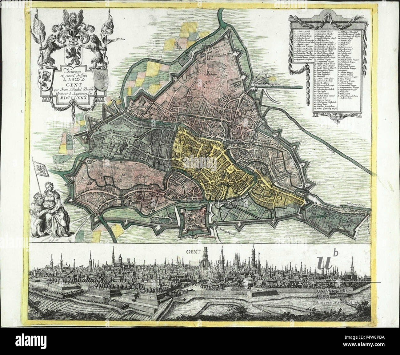 . English: Map of Ghent by Probst . 28 June 2006. Jean Michel Probst ...