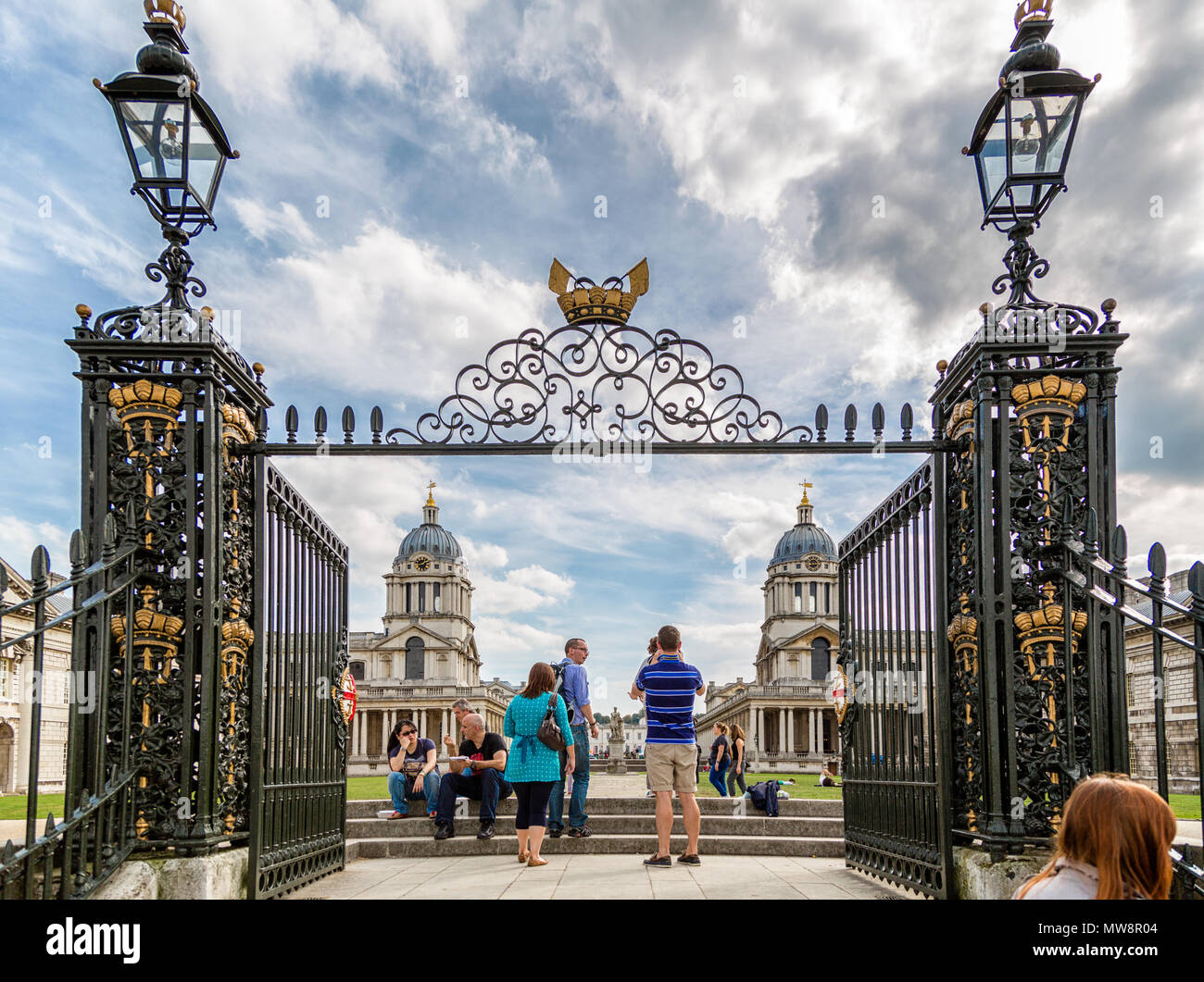 Old Naval College Greenwich Gates High Resolution Stock Photography and ...