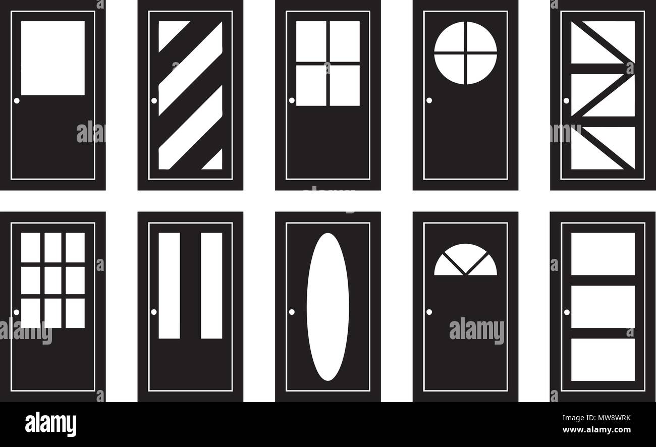 Oval door Stock Vector Images - Alamy