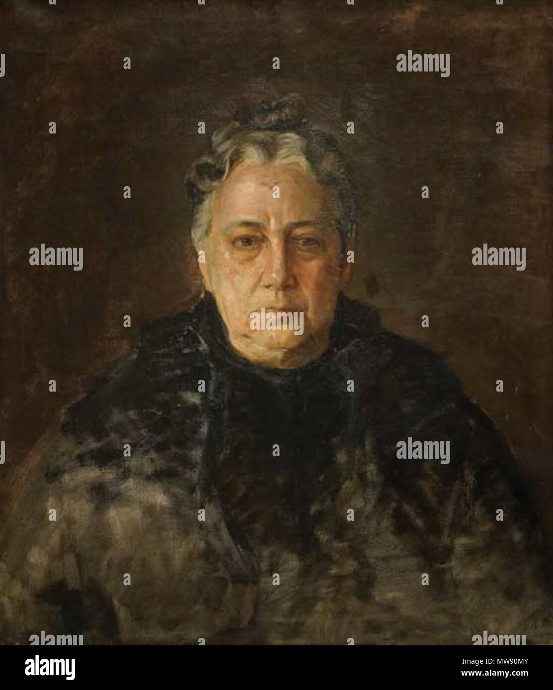 114 Carlos María Herrera - Retrato de la madre Stock Photo - Alamy