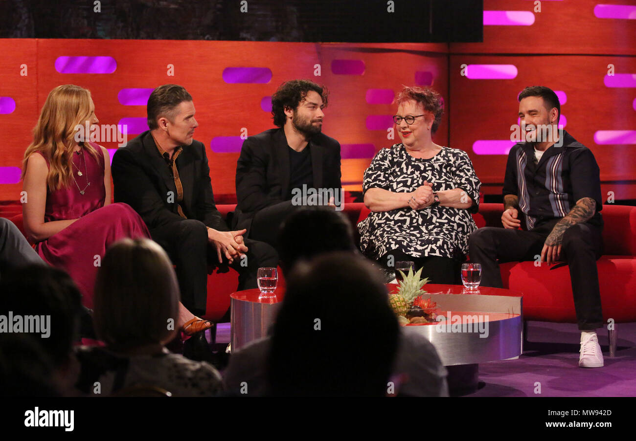 (left to right) Toni Collette, Ethan Hawke, Aidan Turner, Jo Brand and ...