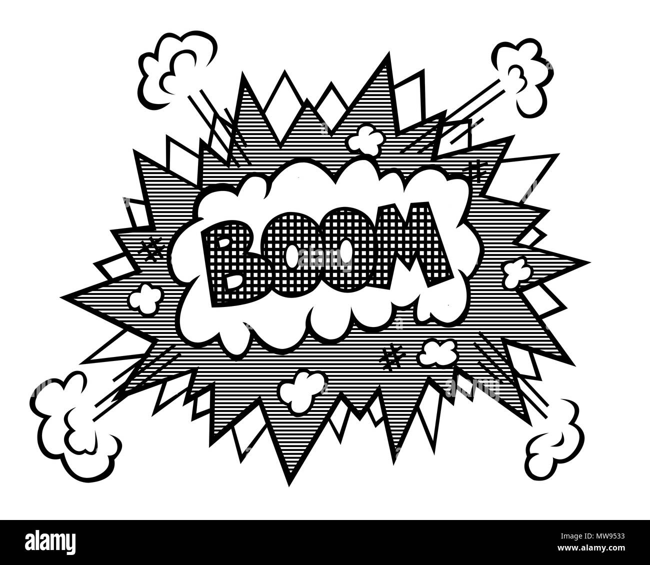 Explosion of clouds Black and White Stock Photos & Images - Alamy