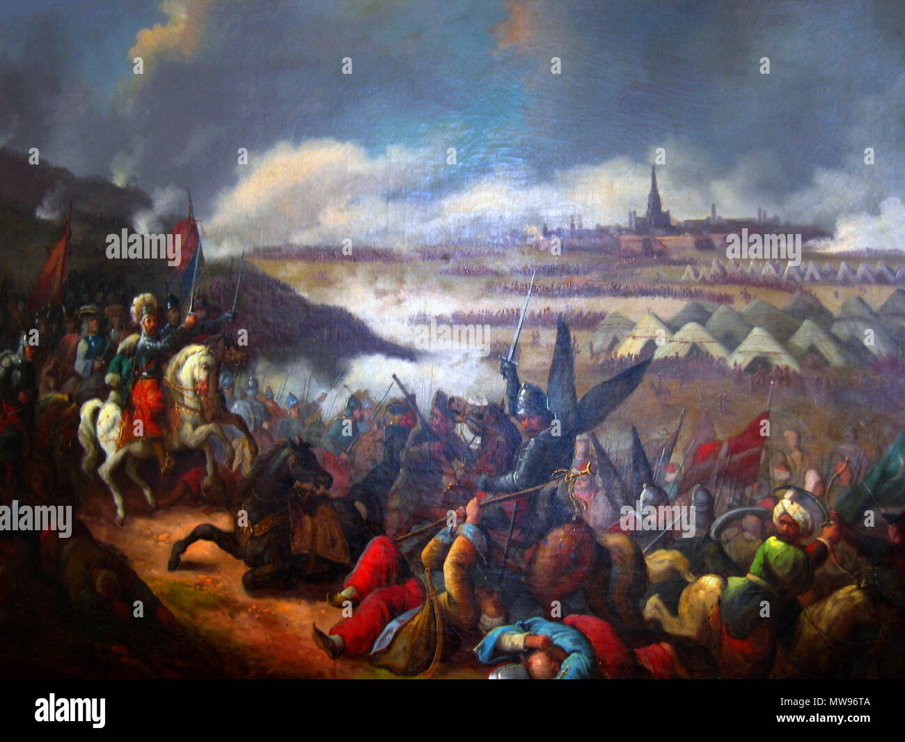 . Battle of Vienna 1683 . before 1840. Jan Krzysztof Damel (1780-1840 ...