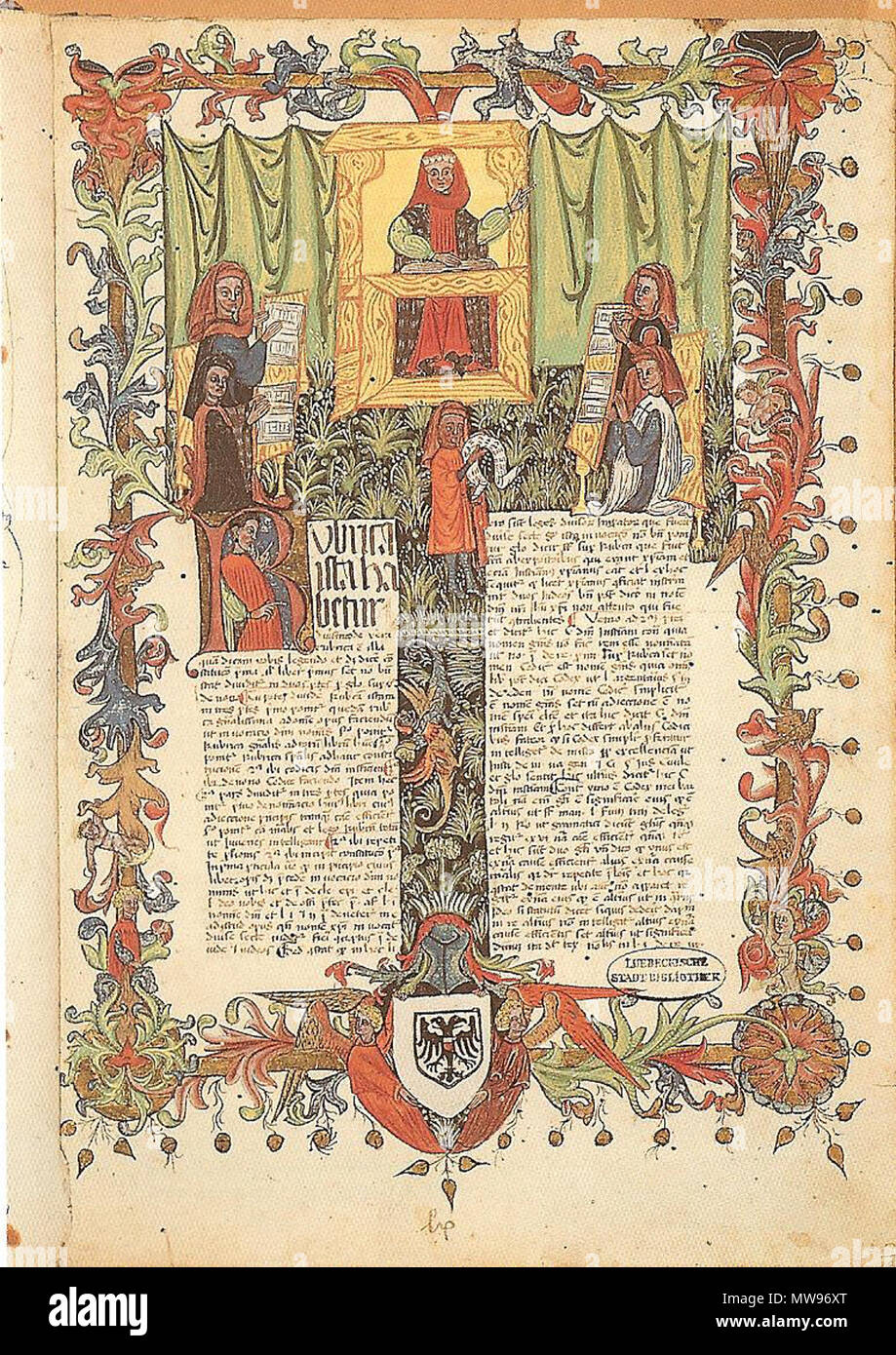 15th century n a text hi-res stock photography and images - Alamy