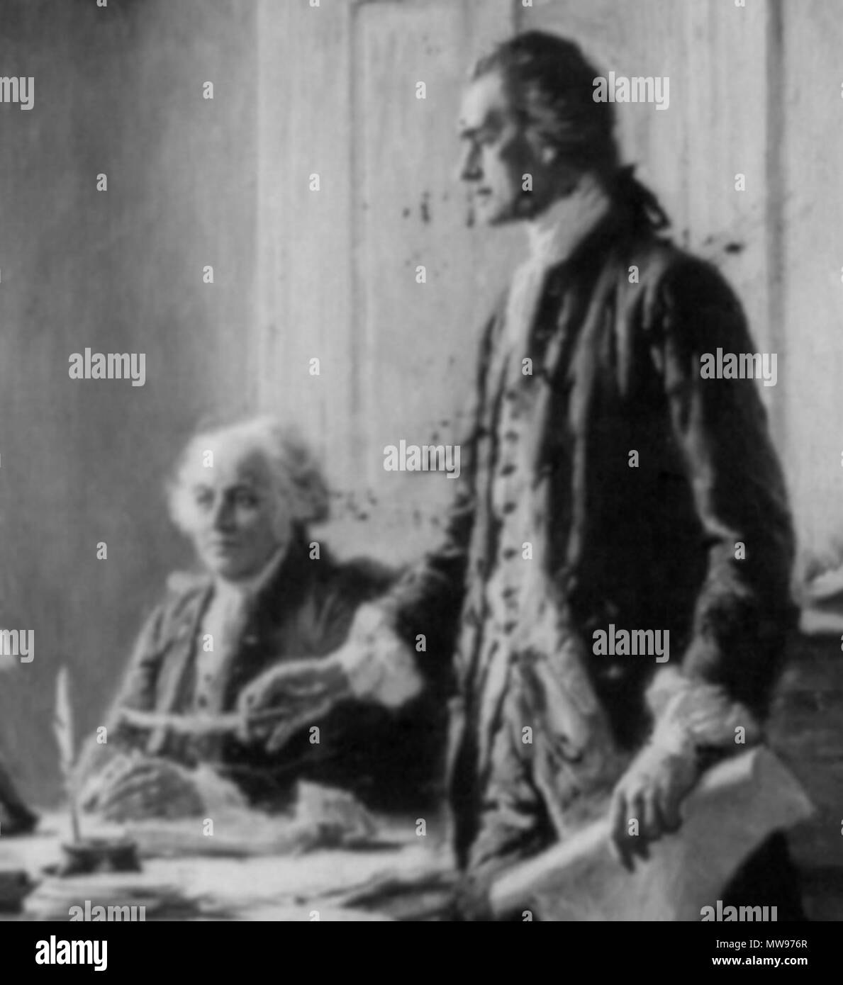 1776 john adams Black and White Stock Photos & Images - Alamy