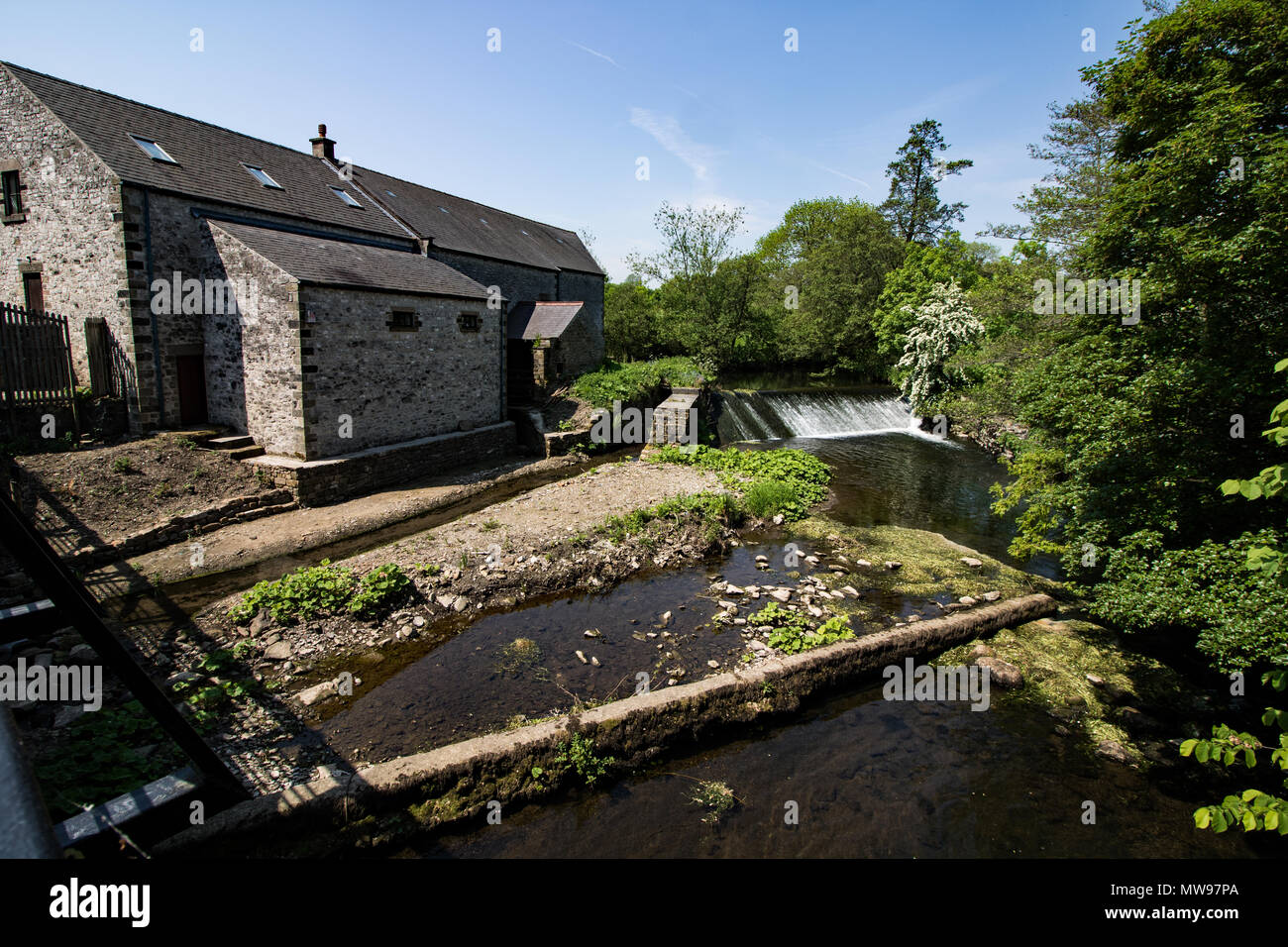 Brough Corn Mill in the Hope Valley, Derbyshire Stock Photo - Alamy