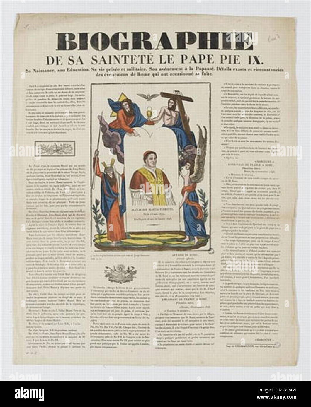 . Français : BIOGRAPHIE DE SA SAINTETE LE PAPE PIE IX . 16 July 2012 ...