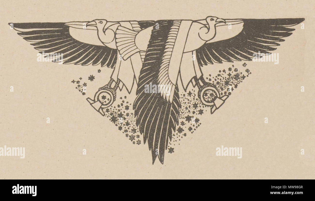 . English: Vignette by Ephraim Moshe Lilien. 1914. Ephraim Moshe Lilien ...