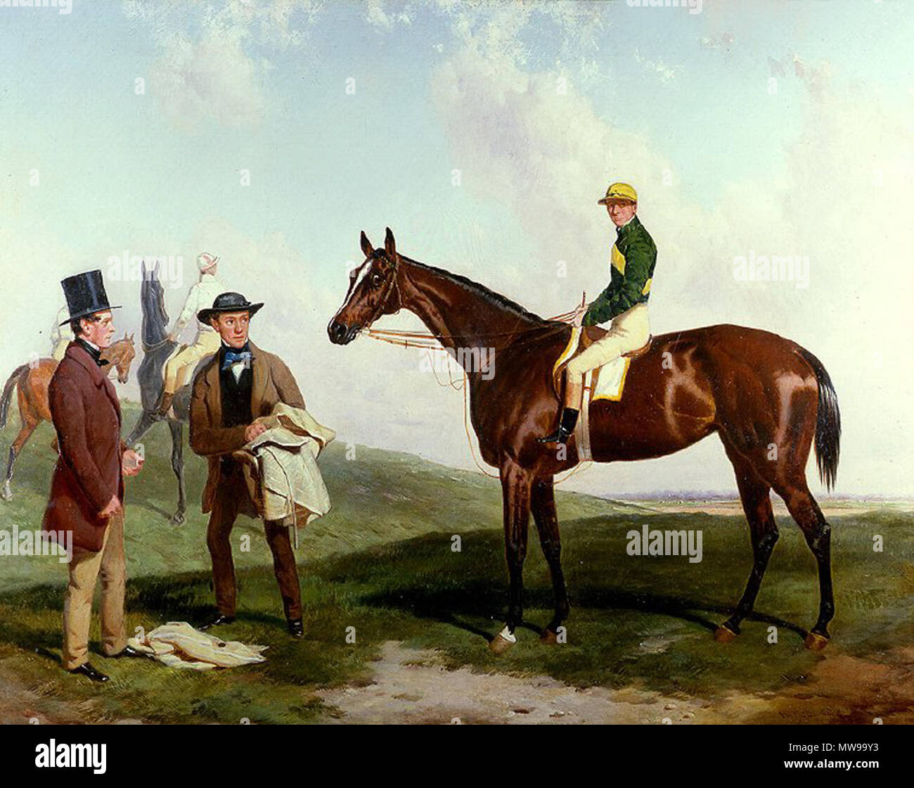 . English: Blink Bonny, Thoroughbred mare that won the 1857 Epsom Oaks ...