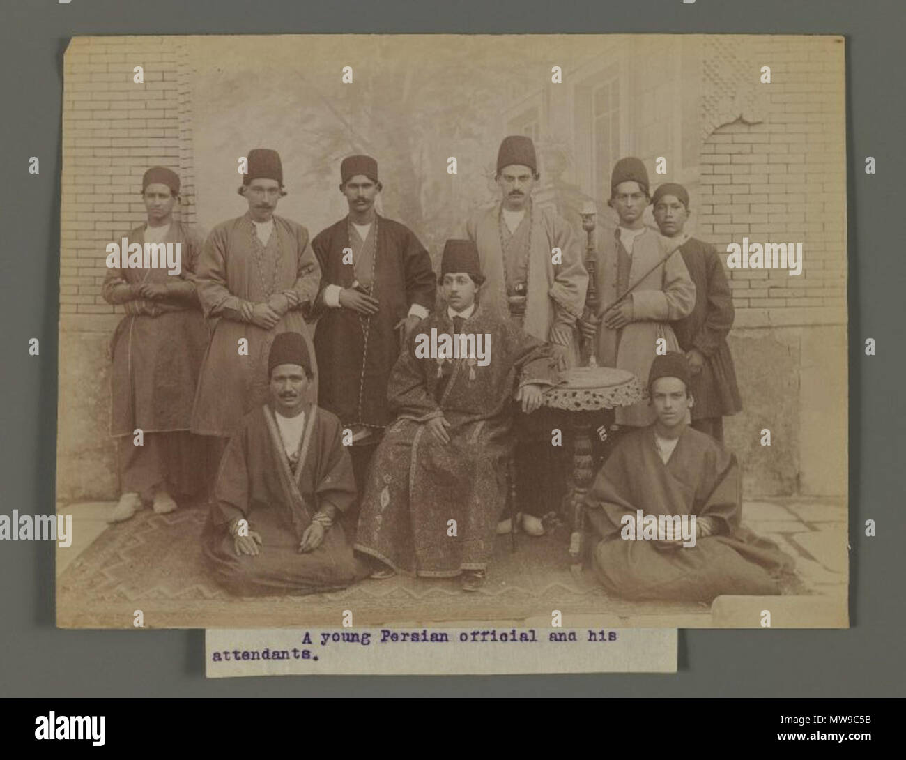 . A Young Persian Officer and His Attendants, One of 274 Vintage ...