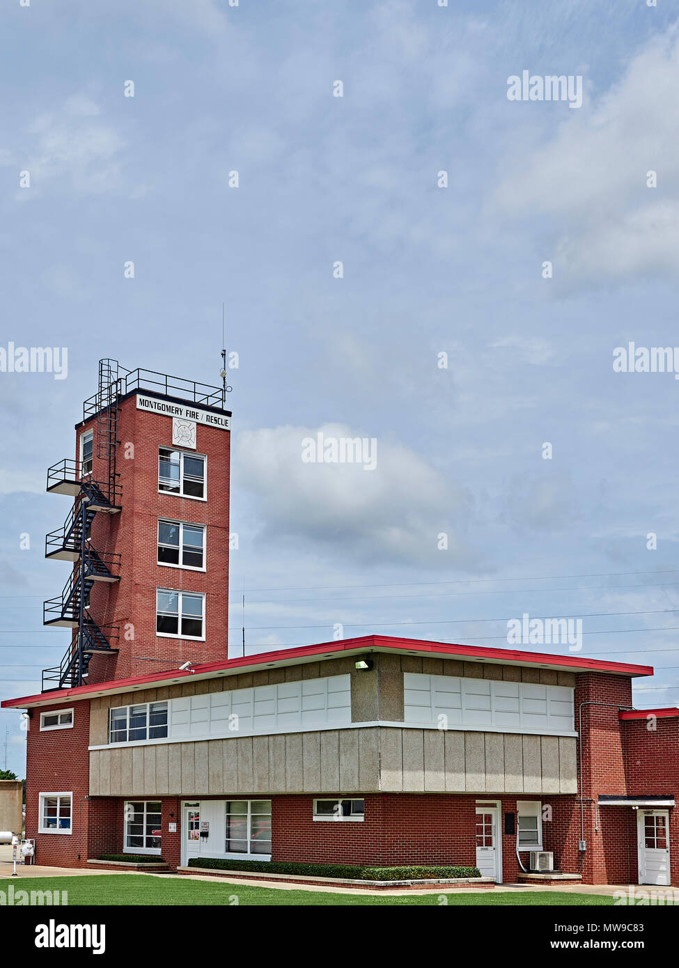Fire station fire hose tower hi-res stock photography and images - Alamy