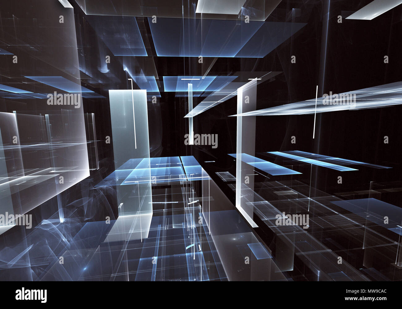Abstract future technology background - computer-generated 3D image ...