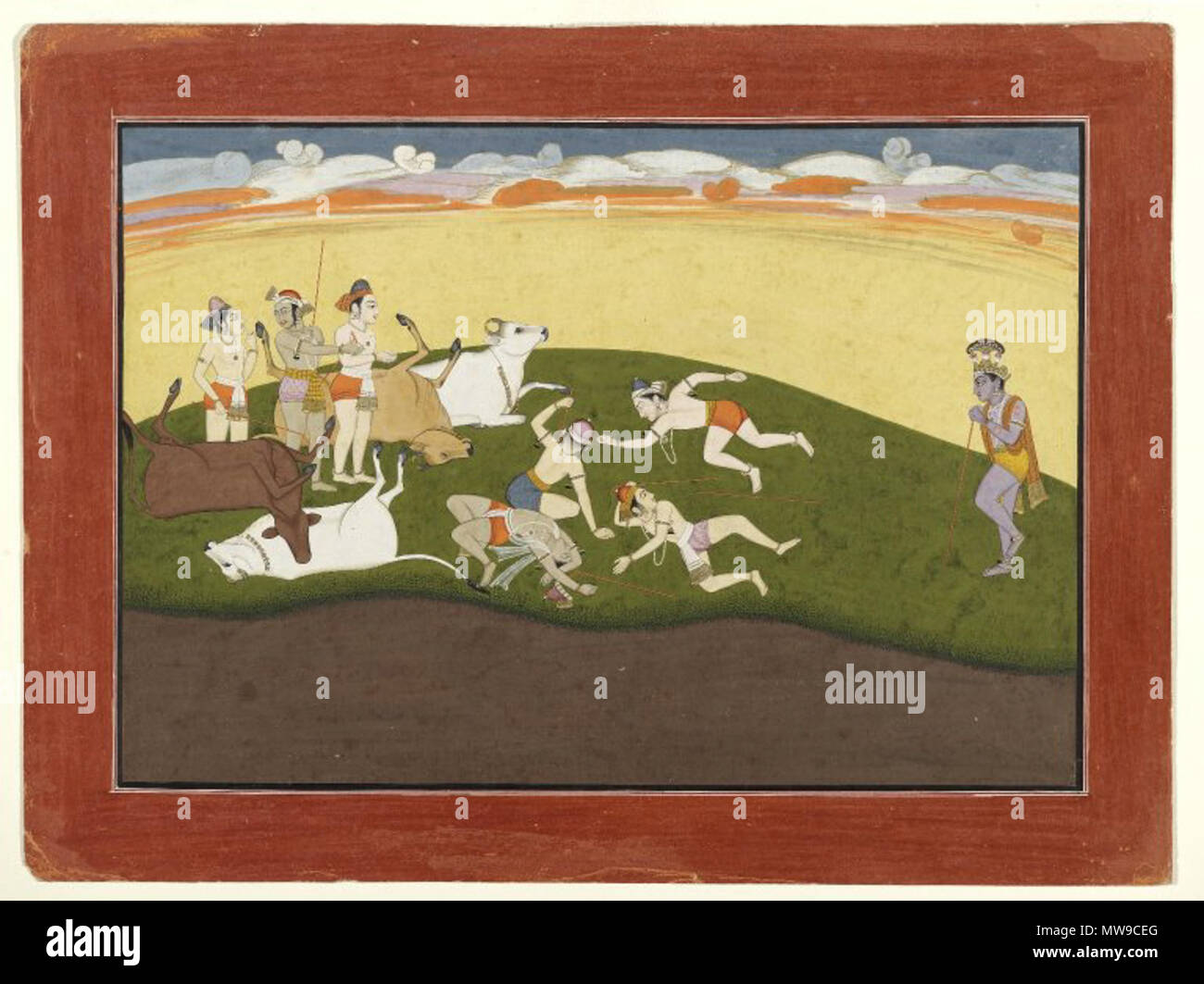 . Leaf from a Dispersed Bhagavata Purana Series . between 1760 and 1765 ...