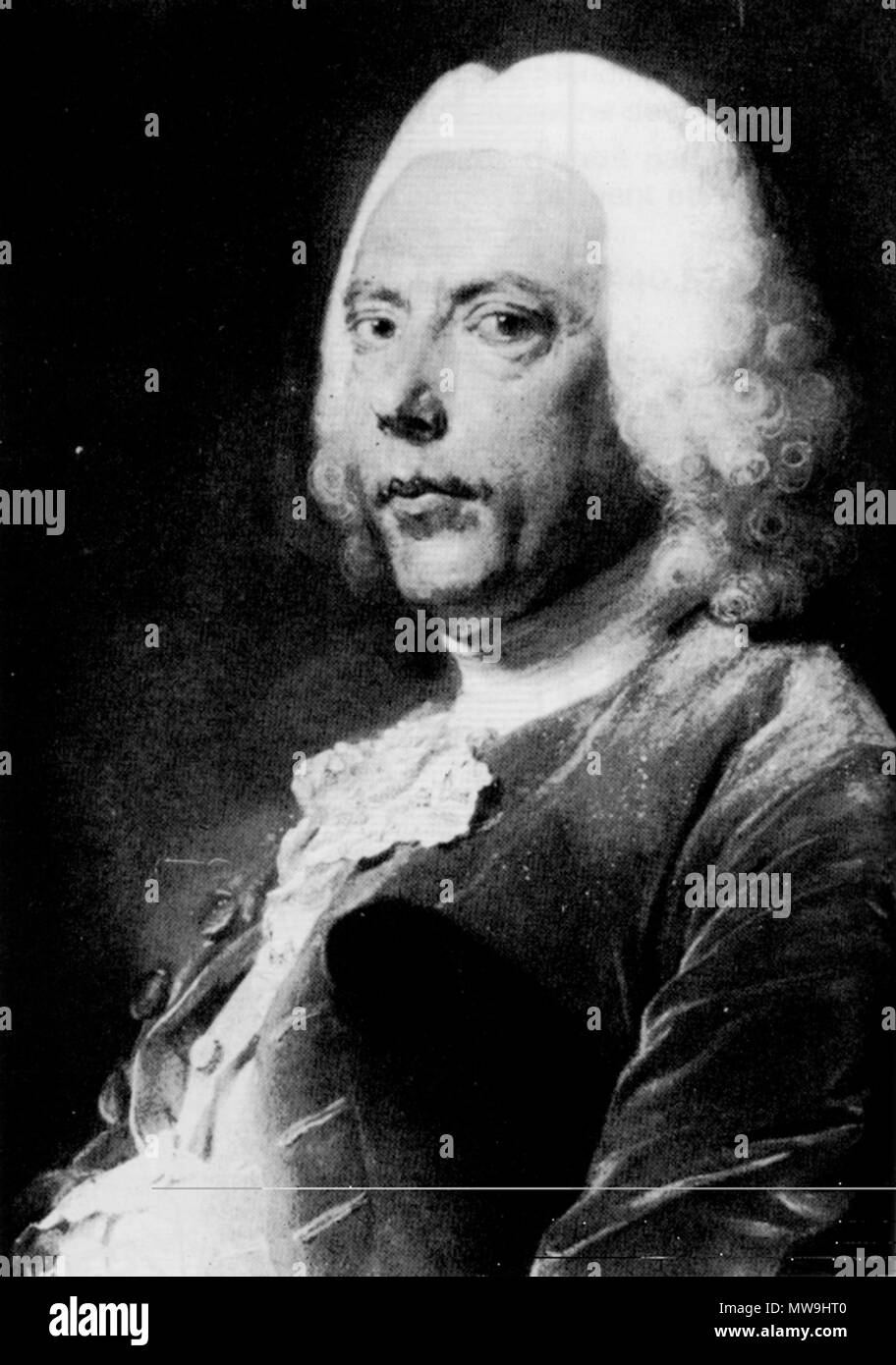 . French physicist and mathematician Pierre Bouguer (1698–1758) Vu son ...
