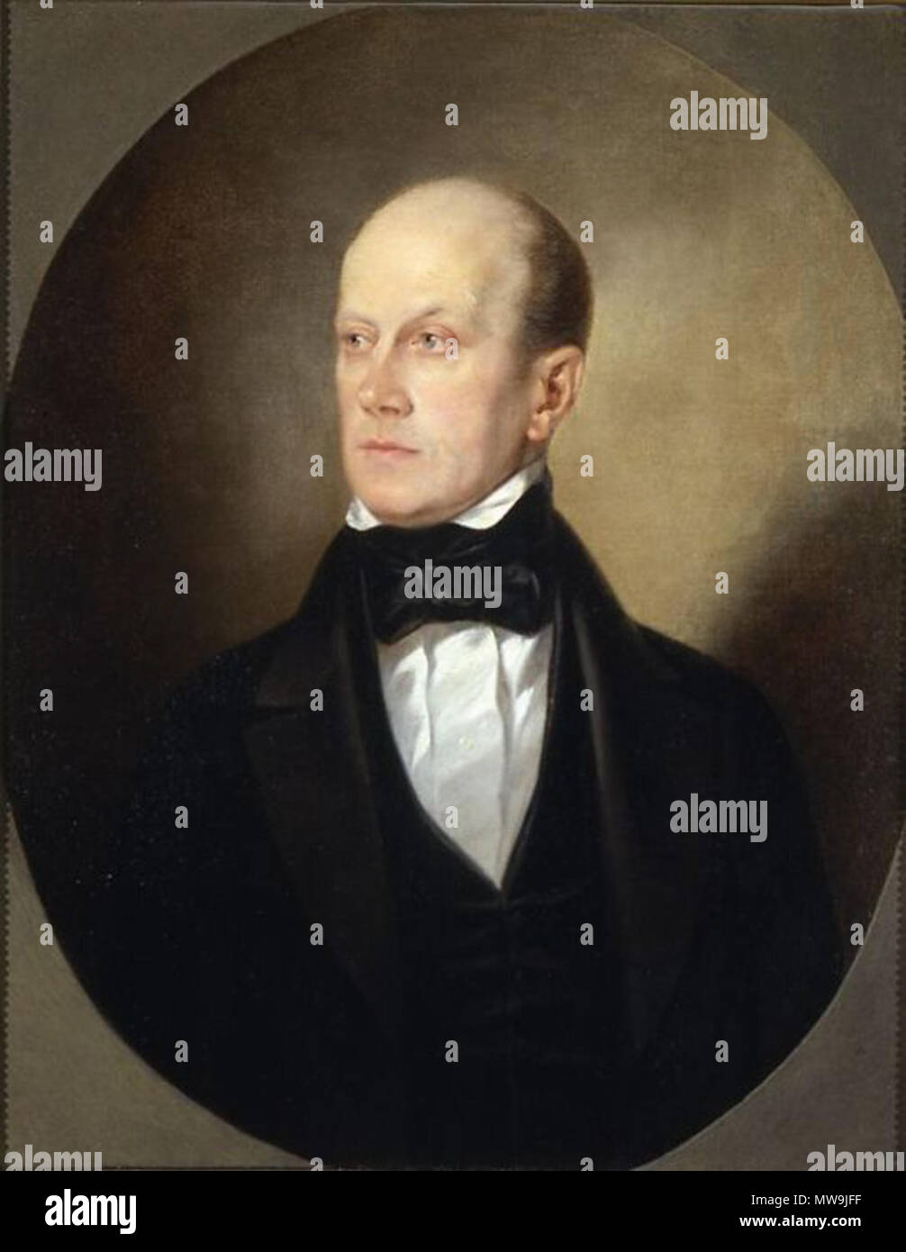 . Портрет П. Я. Чаадаев . 19th century. А. Козина 121 Chaadaev portrait ...