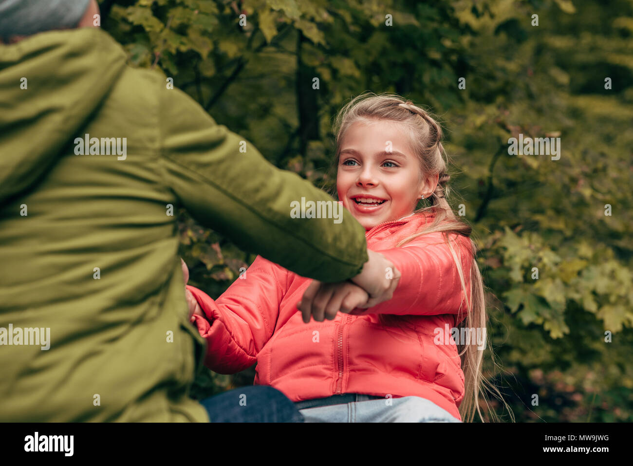 Kids focus in his hands hi-res stock photography and images - Alamy