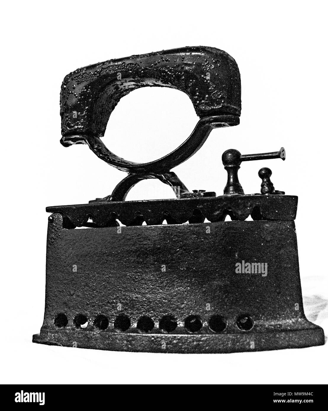 Cast iron postbox or post box Cut Out Stock Images & Pictures - Alamy