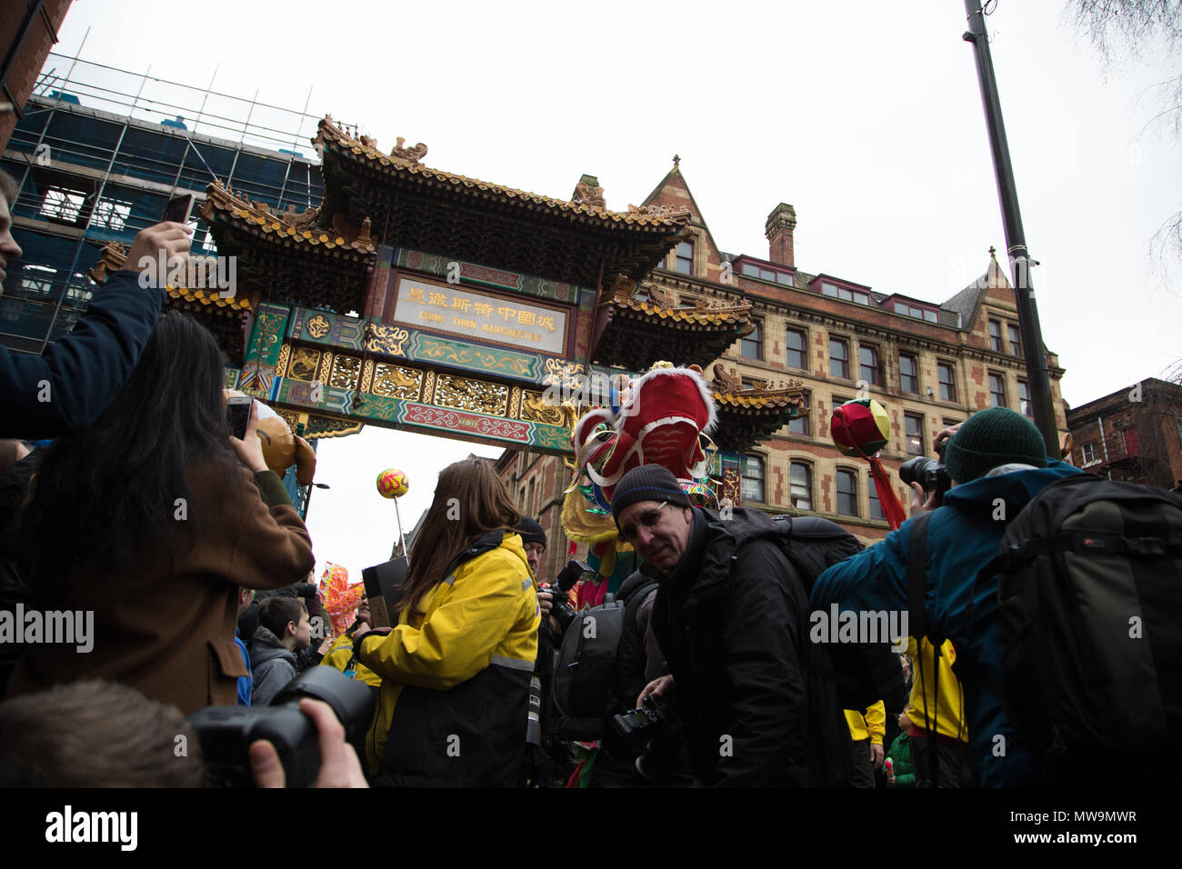 Celebrations at the Chinese New Year in Manchester, United Kingdom ...
