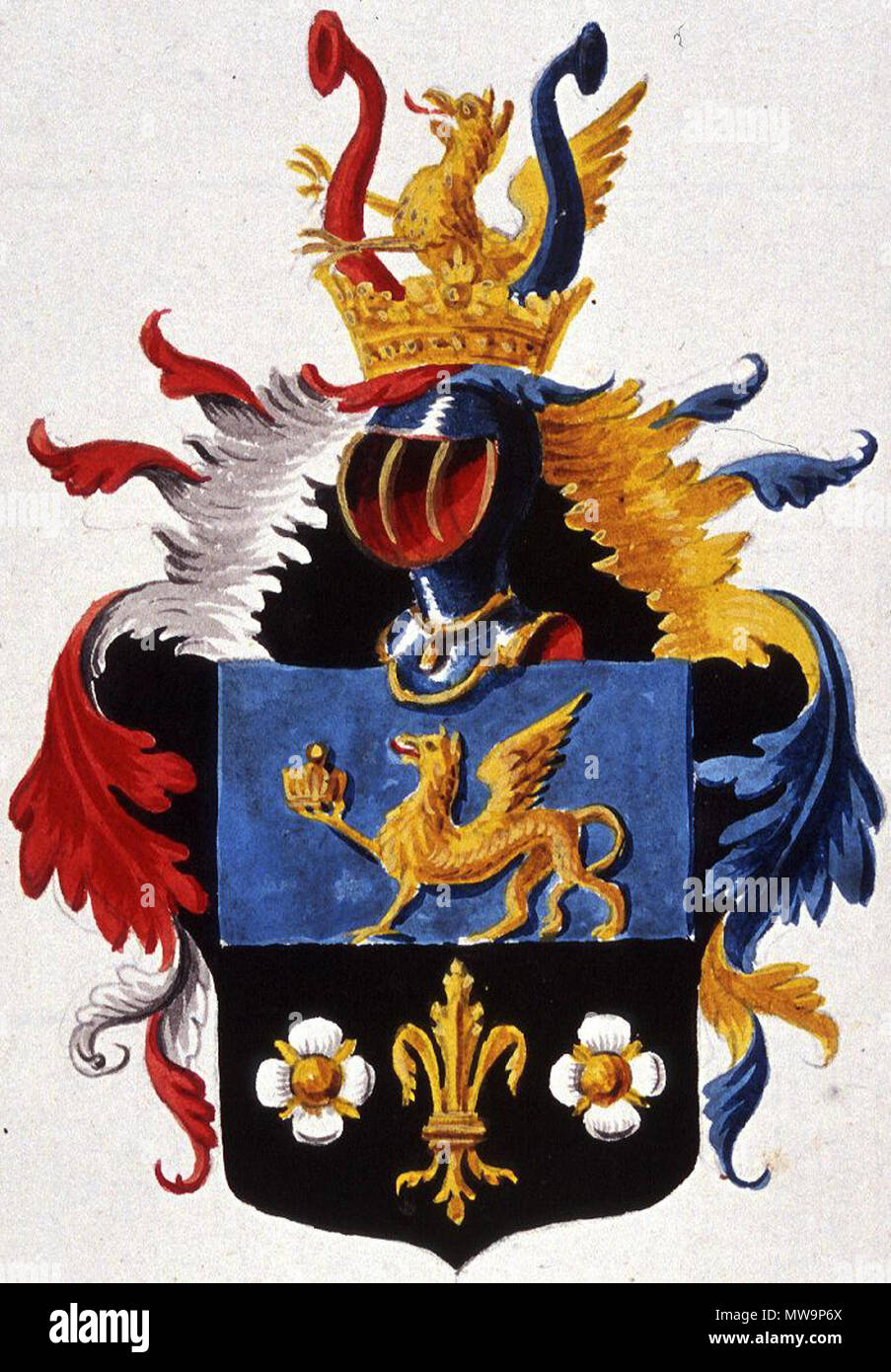 . Français : Armoiries, 1557, famille von Bellawary von Sykawa ...