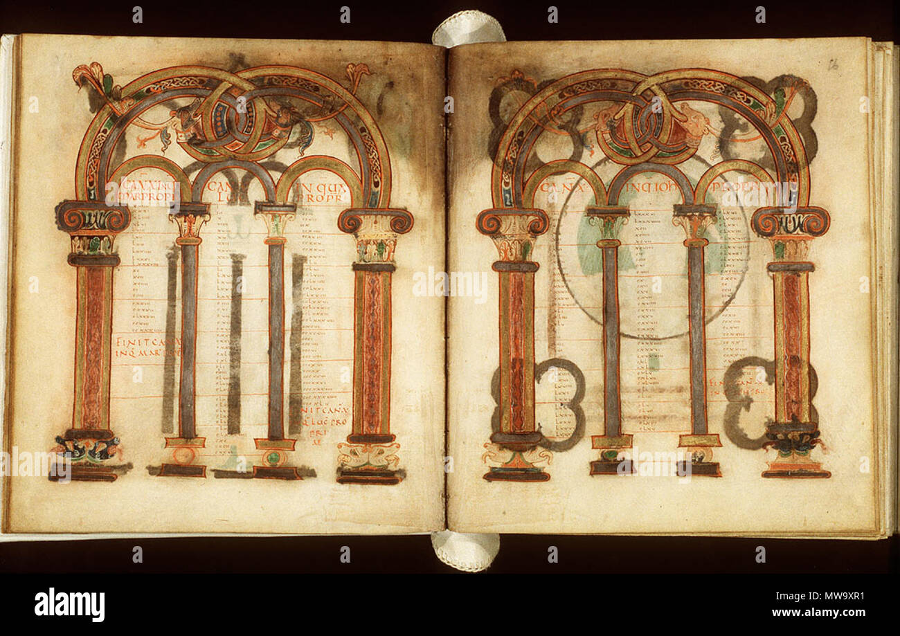 Anglo saxon gospel hi-res stock photography and images - Alamy