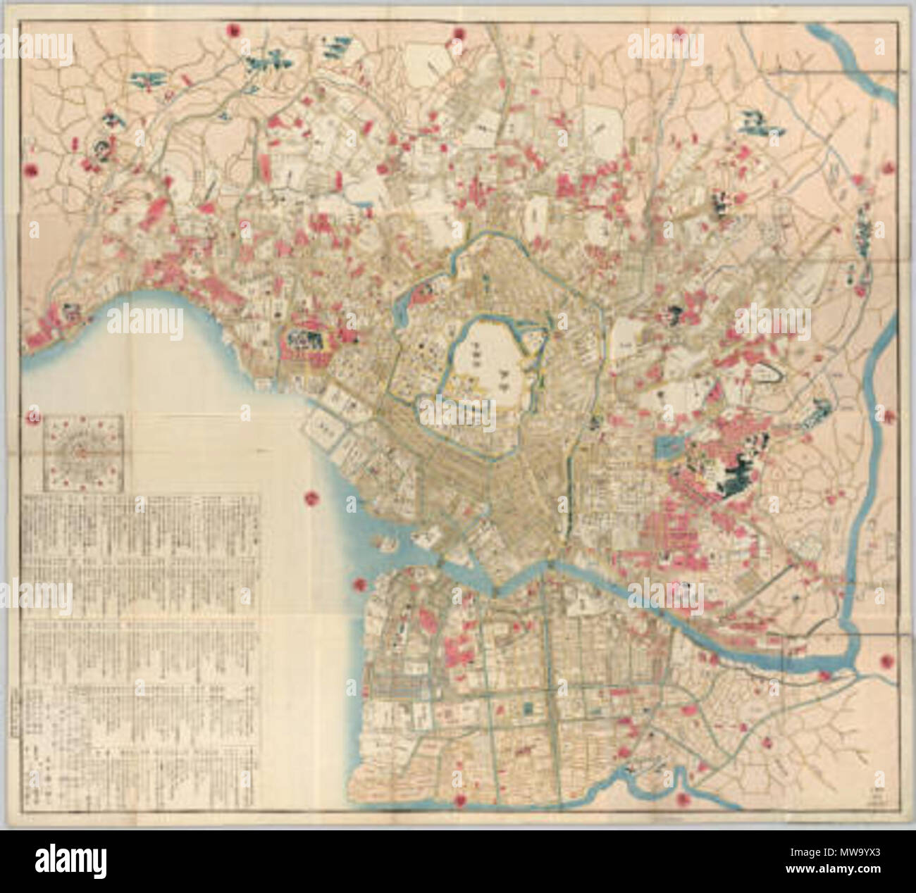 Revised plan of edo hi-res stock photography and images - Alamy