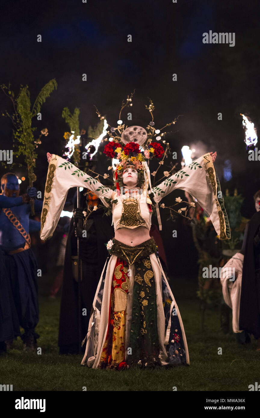 An ancient Iron Age Celtic ritual to welcome summer is brought to ...